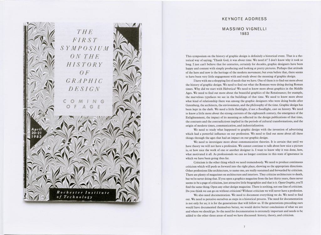 Graphic Design: History in the Writing (1983–2011), Catherine de Smet ...