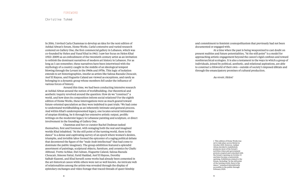 Helen Khal: Gallery One and Beirut in the 1960s, Carla Chammas, Rachel ...