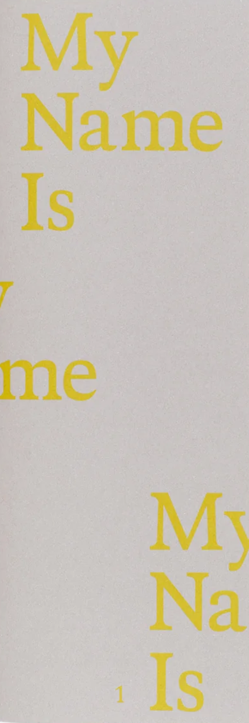 My Name Is, Sveinn Fannar Jóhannsson – The Library Project